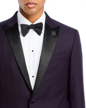 John Varvatos Micro Jacquard Peak Dinner Jacket