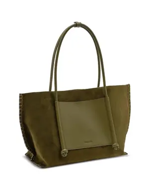 Cult Gaia Rylie Suede Handbag