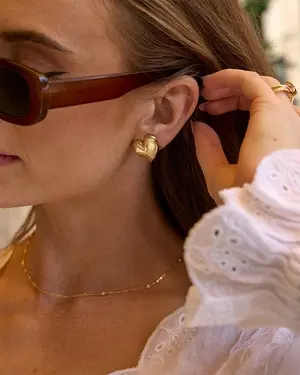 Baublebar Mallory Chunky Heart Earrings