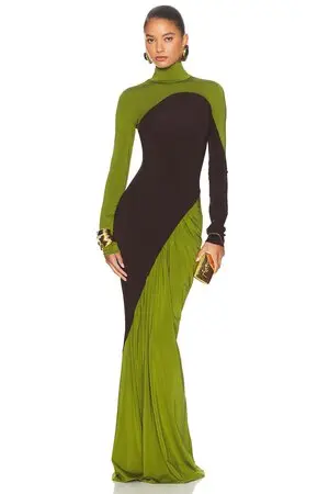 Color Blocked Evening Dresses