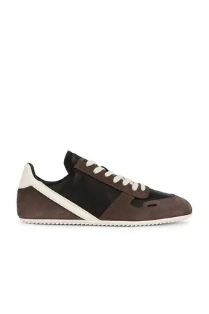 Rick Owens Round Toe Sneakers For Men