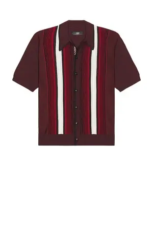 Amiri Embellished Striped Shirt