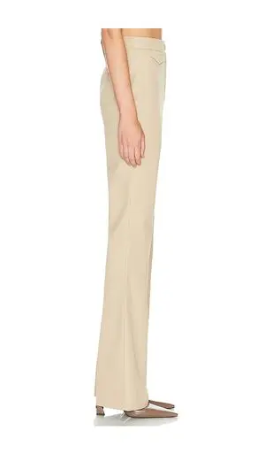 HELSA Kick Flare Suit Pant - Camel