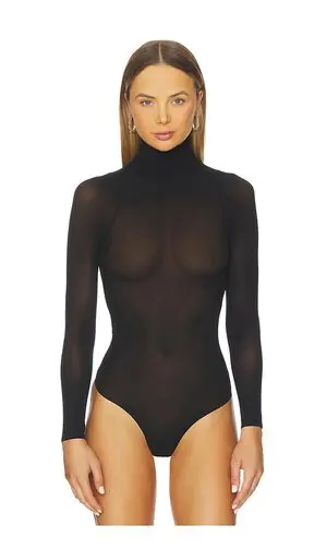 Commando Ballet Sheer Turtleneck Bodysuit
