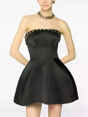 GENNY Embellished Strapless A-line Dress