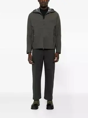 Stone Island Hooded Zip-front Jacket