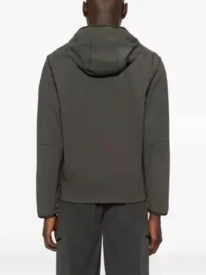 Stone Island Hooded Zip-front Jacket