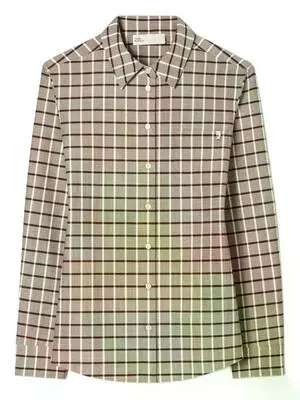 Tory Burch Checked Wool Shirt