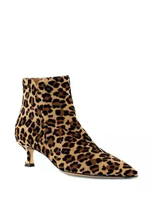 MARA BINI 50mm Leopard-print Ankle Boots