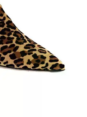 MARA BINI 50mm Leopard-print Ankle Boots
