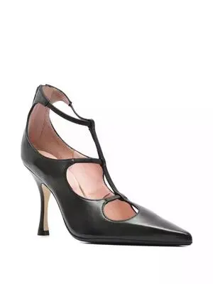 ANNA F. Cut-out Pointed Pumps