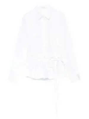 Rokh Pleated Panel Shirt