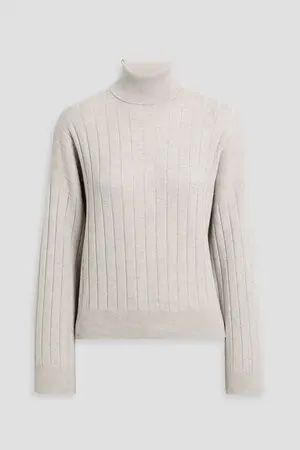 Brunello Cucinelli Cashmere Turtleneck Sweater With Bead Embellishment