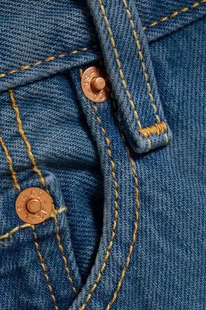 RE/DONE WITH LEVI'S High-rise Straight-leg Jeans
