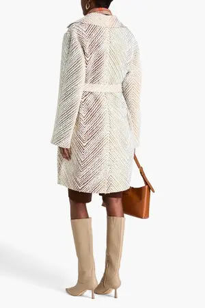 Missoni Belted Bouclé-tweed Coat