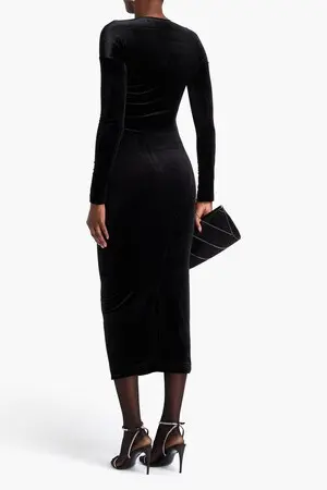 TOTEME Velvet Midi Dress
