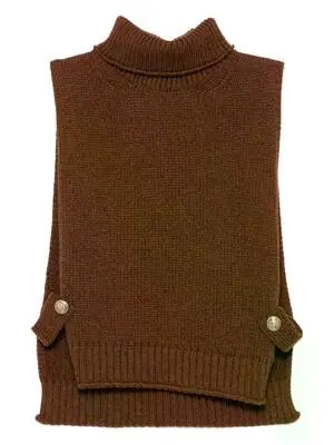 Barrie Button Detailed Vests For Women