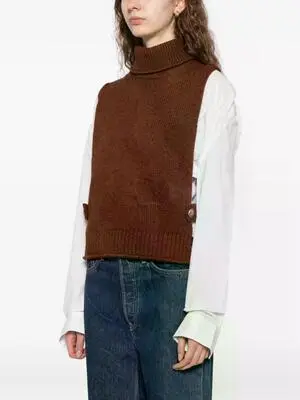 BARRIE Logo-button Top - Brown