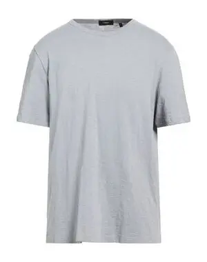 Theory Man T-shirt Slate Blue Size Xs Cotton Grey