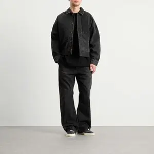 Fear Of God Canvas Utility Shirt Jacket - Washed Black
