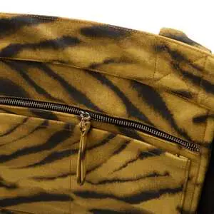 GANNI Xxl Tiger Print Shopper