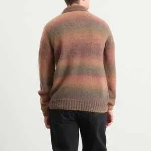 PALMES Alpaca Long Sleeve Knit Polo