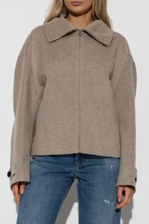 Acne Studios Wool-cashmere Blend Jacket - Grey