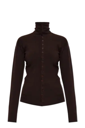 LEMAIRE Cardigan With Stand-up Collar