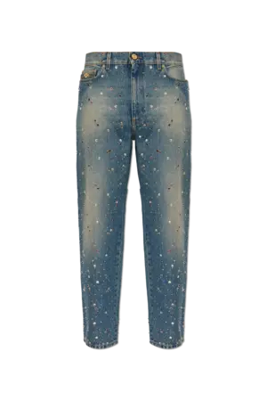Versace Embellished Jeans For Men