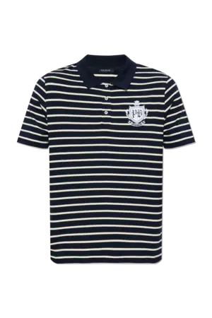 Balmain Striped Pattern Polo