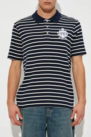 Balmain Striped Pattern Polo