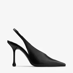 JIMMY CHOO Isa 95 Leather Pumps - Black