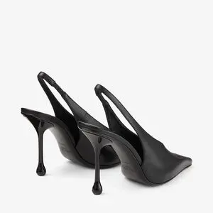 JIMMY CHOO Isa 95 Leather Pumps - Black
