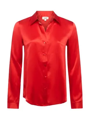 L'Agence Tyler Silk Blouse Top
