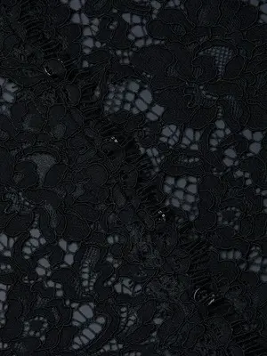 L'Agence Anita Lace Blouse Top - Black