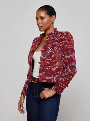L'Agence Asha Jacquard Jacket