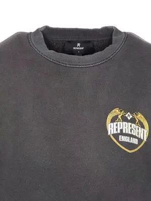 REPRESENT Angel Border Graphic Sweatshirt - Black