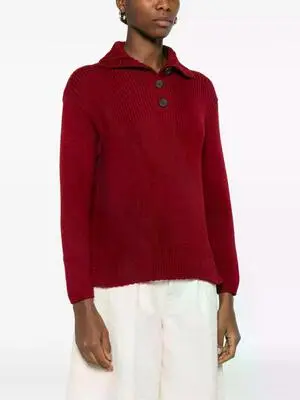 WHYCI Button-down Collared Sweater