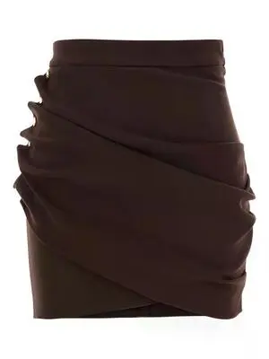 Elisabetta Franchi Ruffled Miniskirt