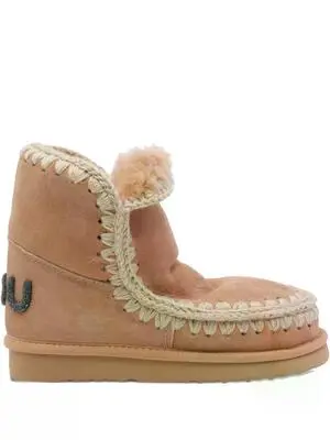 Mou Eskimo 18 Suede Appliqué Boots
