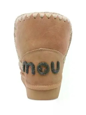 Mou Eskimo 18 Suede Appliqué Boots