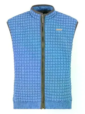 Marni Zip-up Gilet - Blue