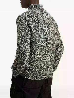 Woolrich High-neck Speckled Wool Sweater