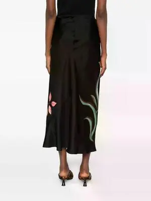 Dorothee Schumacher Floral Print Midi Skirt