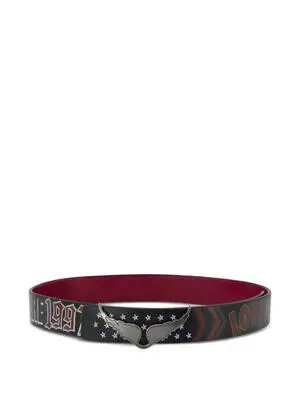 Zadig&Voltaire Wings Printed Belt