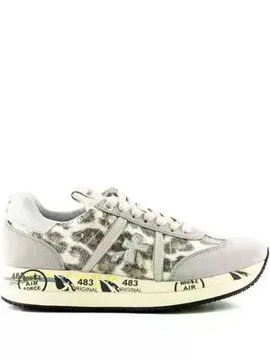 Premiata Connie Leopard-print Sneakers