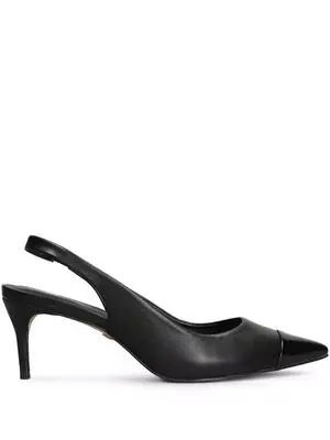 ANDREA CARRANO 70mm Leather Slingback Pumps