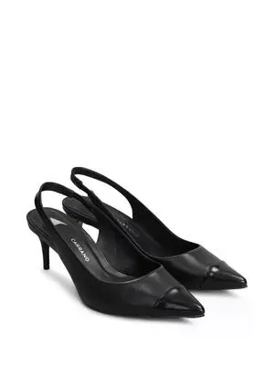 ANDREA CARRANO 70mm Leather Slingback Pumps