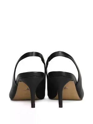 ANDREA CARRANO 70mm Leather Slingback Pumps