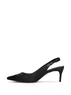 ANDREA CARRANO 70mm Leather Slingback Pumps